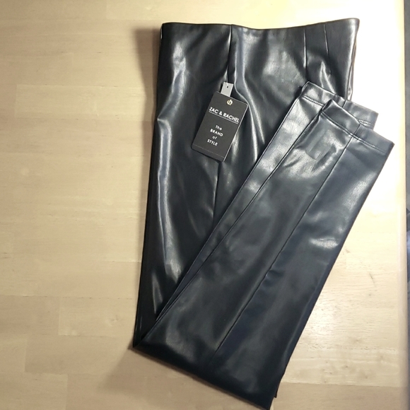 Zac & Rachel | Pants & Jumpsuits | Zac Rachel Faux Leather Leggings ...